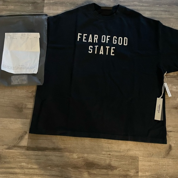 Fear of God | Shirts | Fear Of God State Black Tshirt | Poshmark